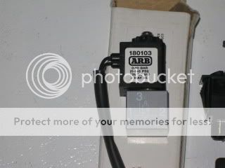 ARB air locker solenoid, locker switch, switch faceplates fittings SOLD!!!!