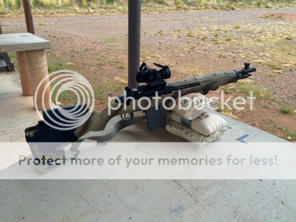 Aimpoints or red dots on an M1A, do you really gain anything? > M1 ...