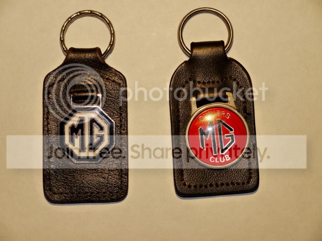 Classic Custom Made Leather Key Fobs : MGB & GT Forum : The MG Experience