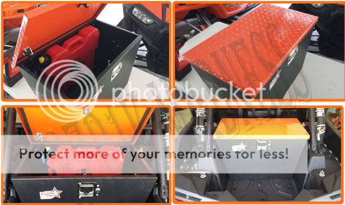Rotopax W/Isota Half Cargo Box Perfect Mounting Options -RZR 1000 ...