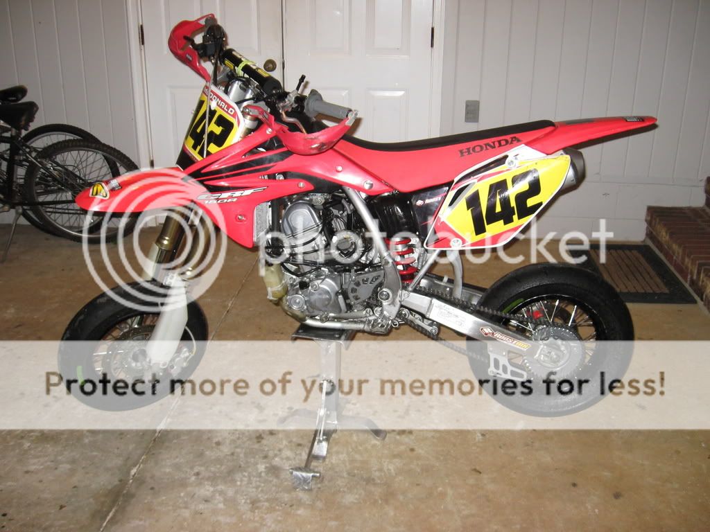 2007 CRF150R Big Wheel on 12's | SuperMoto Junkie